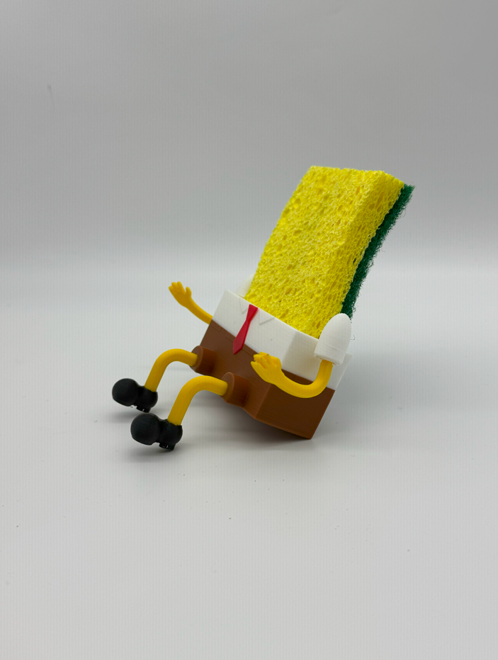 Bob the Sponge Holder - Draining Sponge Dish – PracticalPrints3DTX