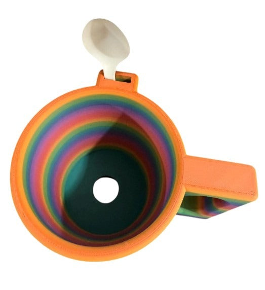 Ice Cream Pint Holder with Ergonomic Handle and Spoon Slot ...